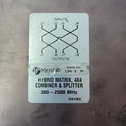 *NEW-Old Stock* Microlab CM-1 Hybrid Matrix 4x4 Combiner & Splitter 380 ...