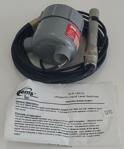 *NEW* IMO Gem Sensors ULS-100 Ultrasonic Liquid Level Switch 115Vac 10A ...
