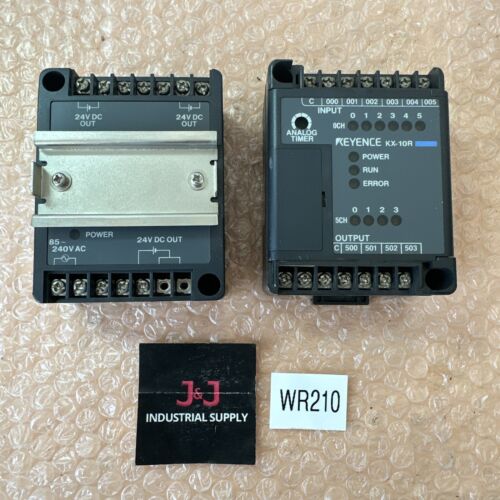 PREOWNED- Keyence 5-Channel Analog Timer Module KX-10R W/Power Supply ...