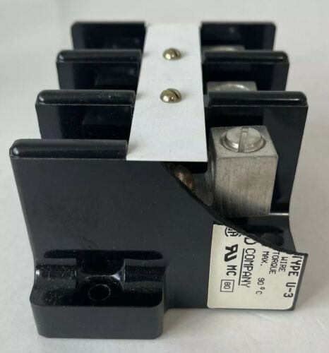 *NEW* Square D 9080 U-3 3 Circuit Terminal Block 9080U3 600V 3P *Broken ...