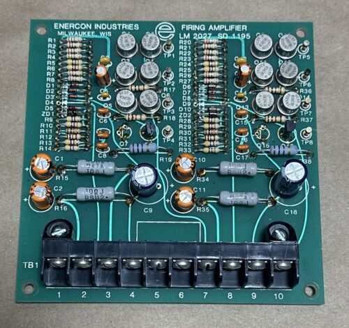 NEW NO BOX- Enercon Industries LM2027 SD1195 Firing Amplifier Circuit ...