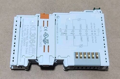 *NEW* Beckhoff KL3064 4x Analog Input Module Single Ended 0-10V + Warranty! - J&J Industrial ...