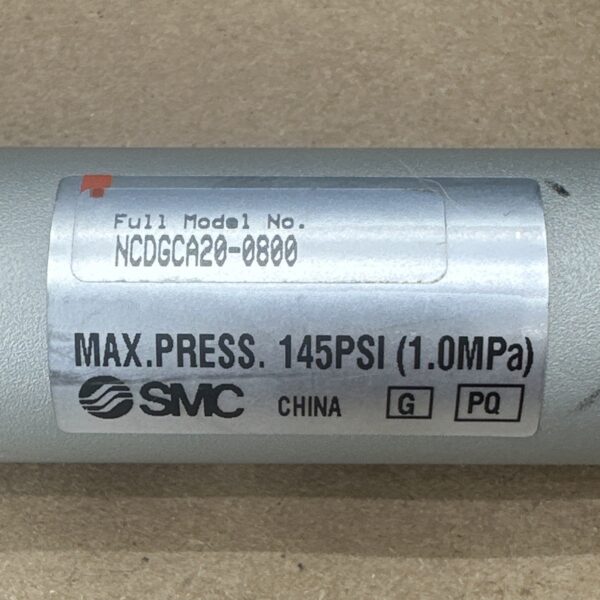 NEW NO BOX SURPLUS- SMC NCDGCA20-0800 Round Body Cylinder 145PSI 1.00MPa 20x800 - J&J Industrial ...
