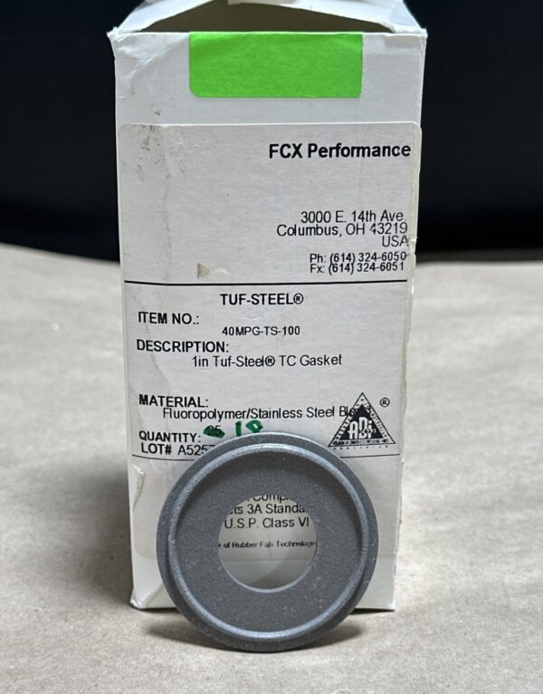 (18) FCX Performance 40MPG-TS-100 1” TUF-STEEL TC Fluoropolymer/SS ...