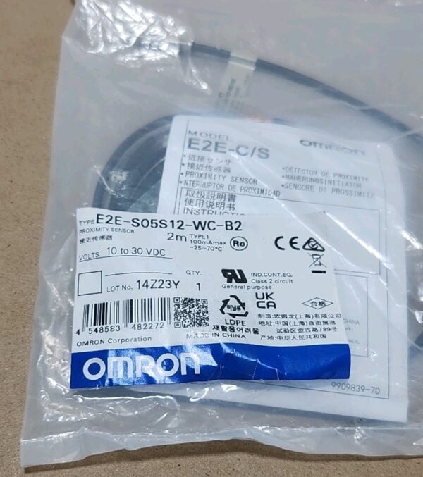*FACTORY SEALED* Omron E2E-S05S12-WC-B2 Proximity Sensor 10-30Vdc 2m + Warranty! - J&J ...